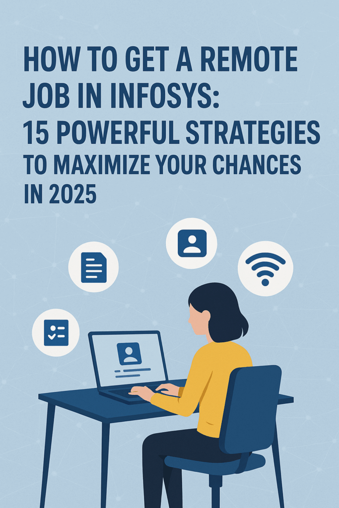 How to Get a Remote Job in Infosys: 15 Powerful Strategies to Maximize Your Chances in 2025 ...