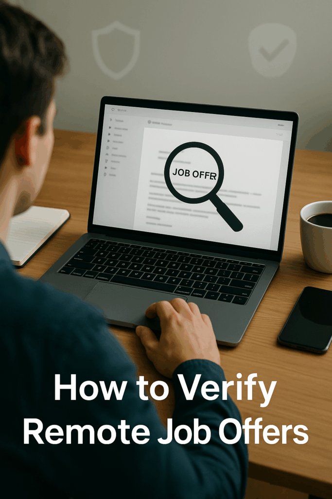 How to Verify if a Remote Job Offer is Legitimate - Work From Home