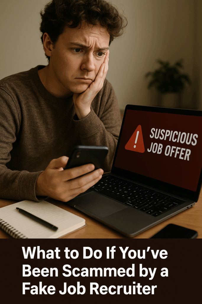 What to Do If You’ve Been Scammed by a Fake Job Recruiter - Work From Home